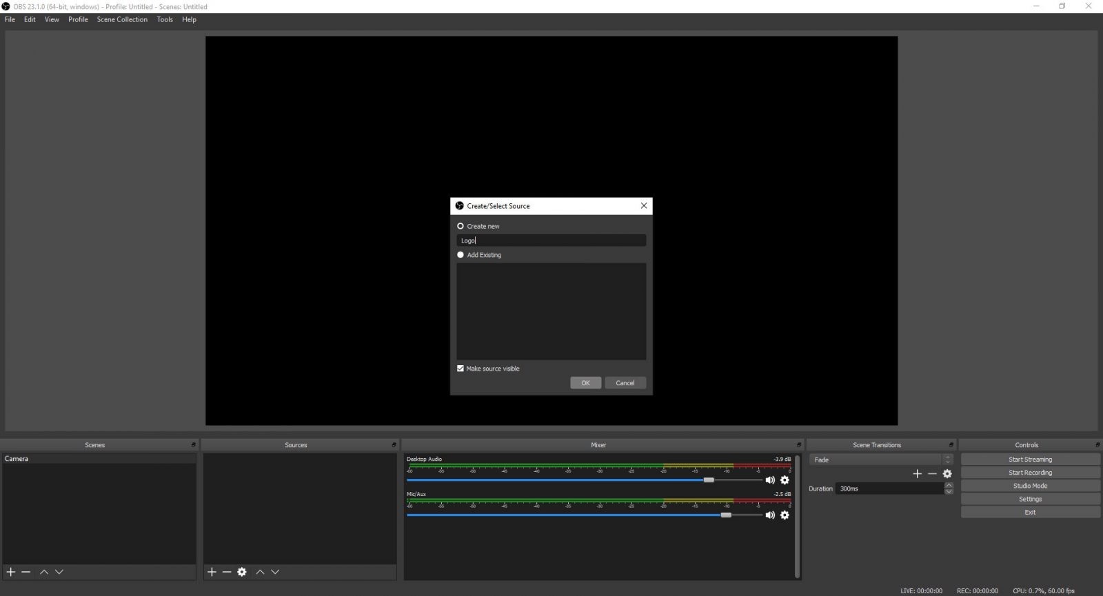 OBS Studio Trick 01 : ทำ Logo แบบโปร่งใส เพื่อมาใช้ใน Live - Undervlog
